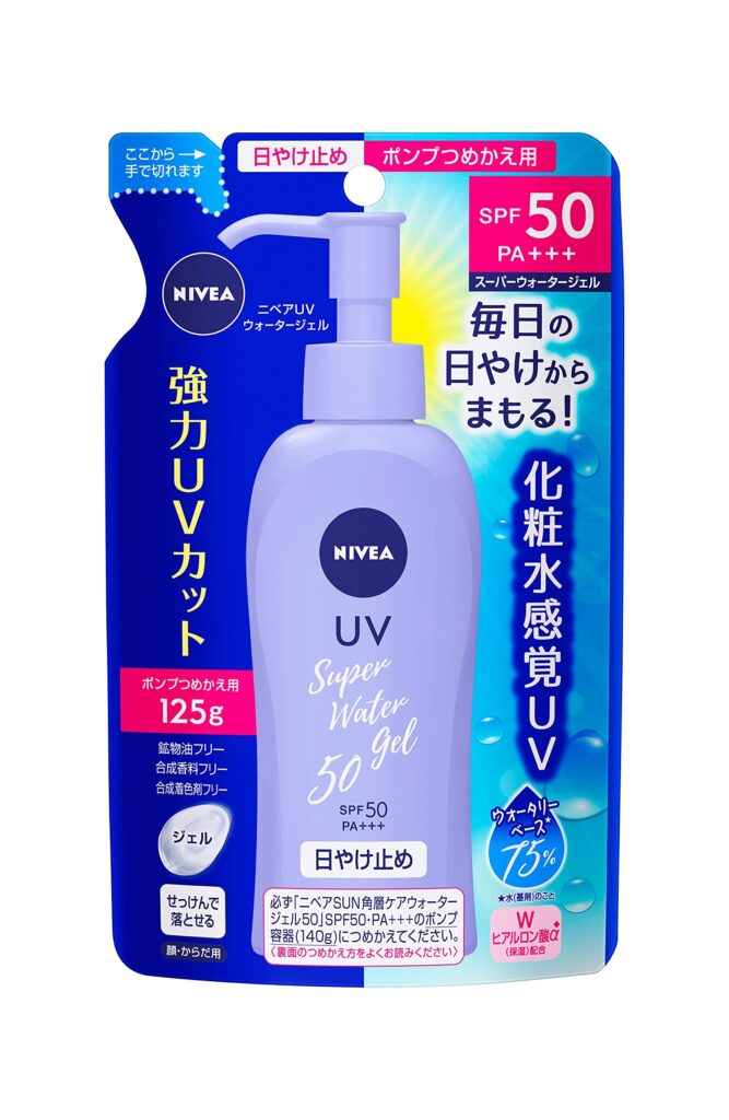 Protector Solar Nivea Super Water Gel SPF 50 PA+++ 125gr Sachet para ...
